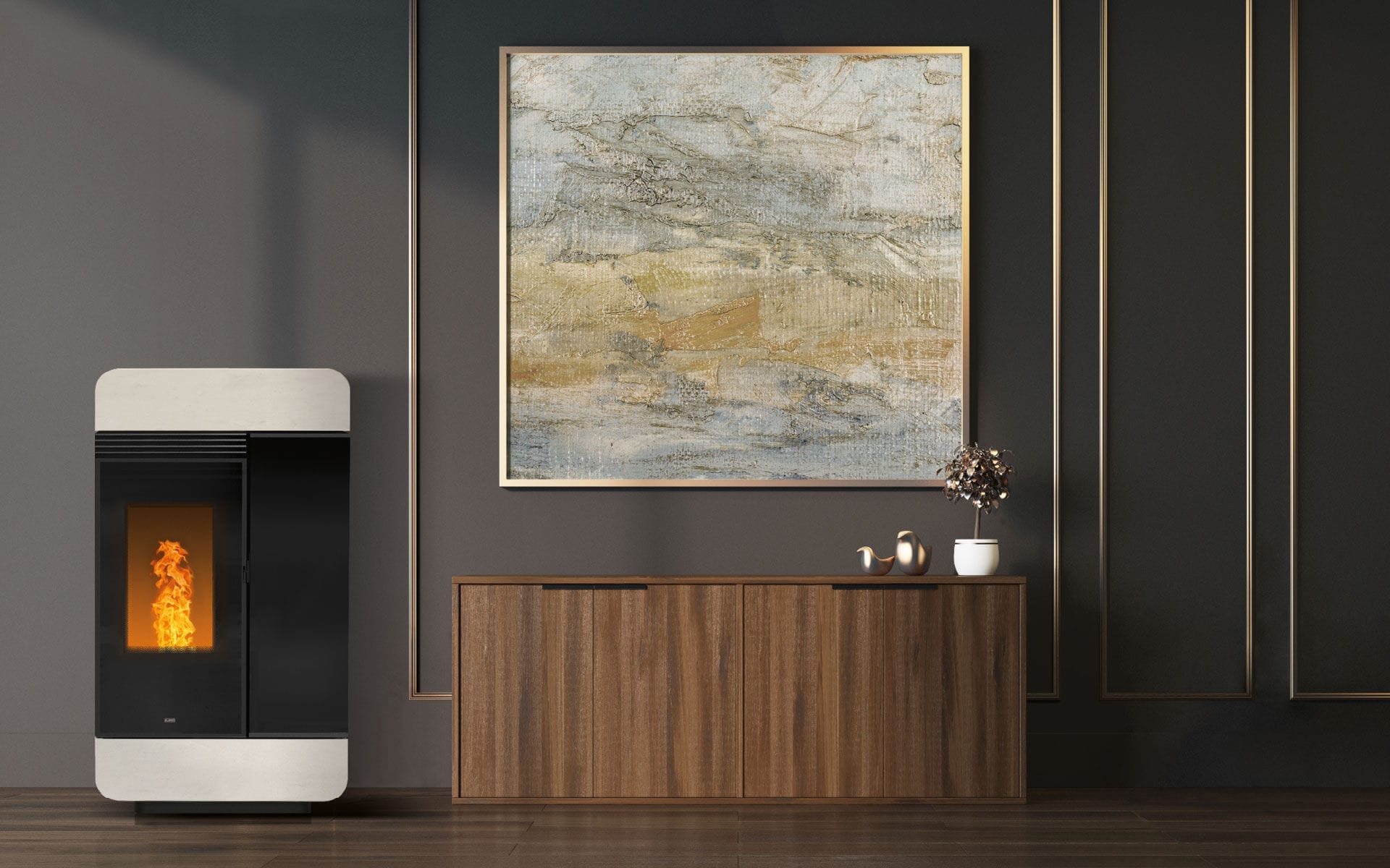 POELE A GRANULES EXTRA PLAT KLOVER DIVA 3000